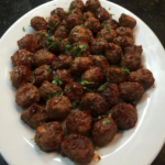 Maple Meatballs Appetizer Recipe for Party - Clover Meadows Beef