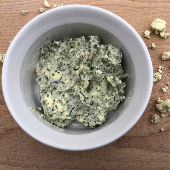 Easy Blue Cheese Compound Butter Recipe for Steak - Clover Meadows Beef